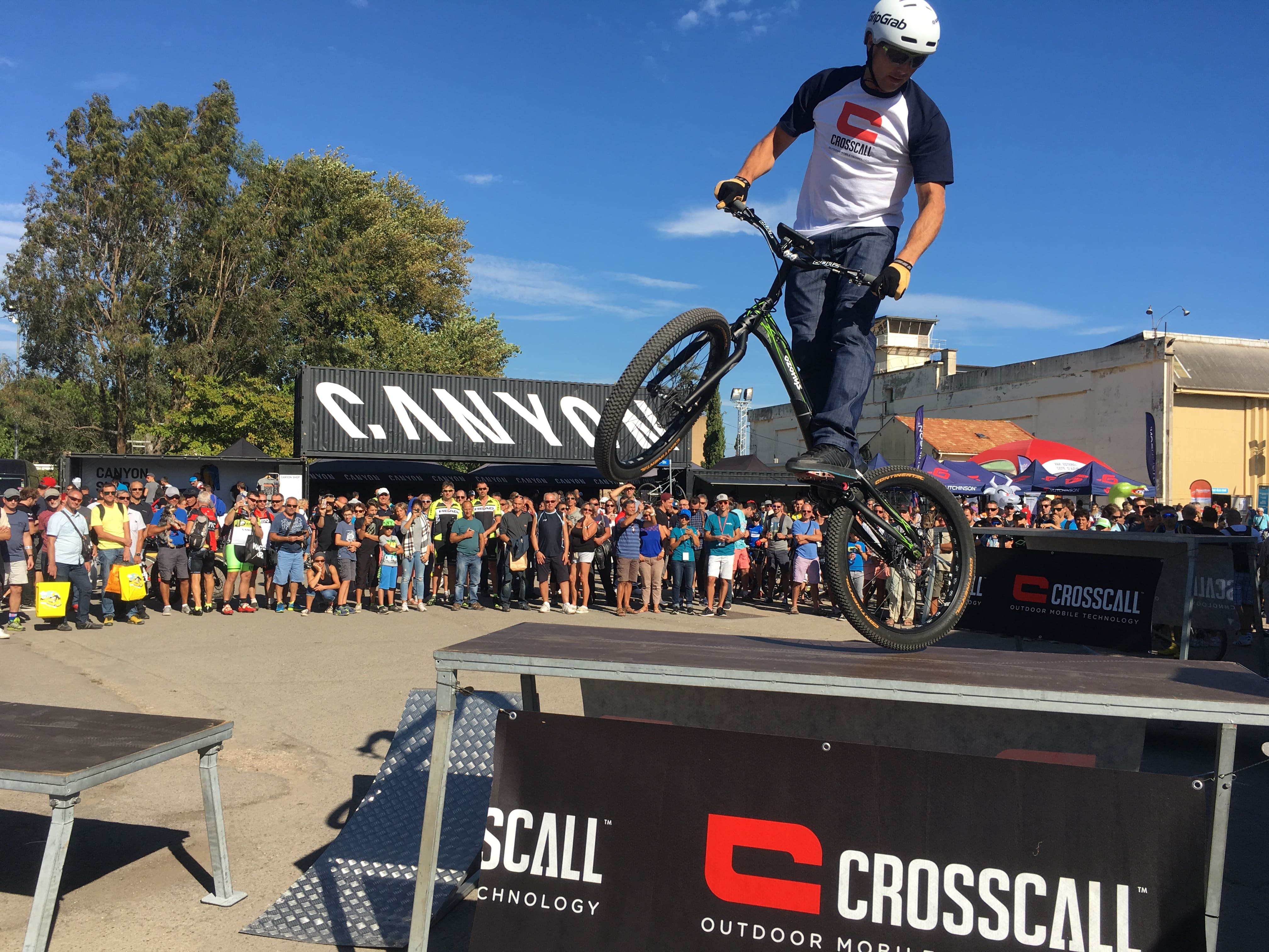 Démonstration et show de VTT Trial Freestyle